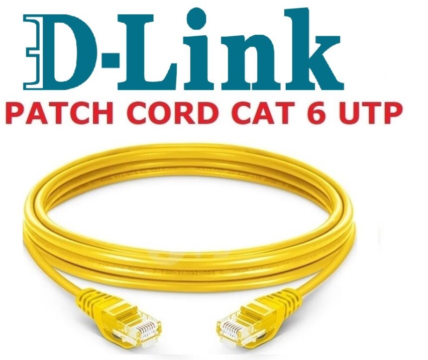 3D-Link CAT 6 UTP PATCH CORD YELLOW(2mtr) – 3j3